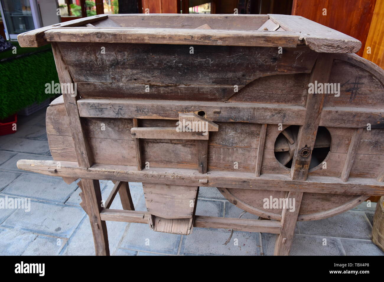 Production of rural windmill agricultural tools Stock Photo - Alamy
