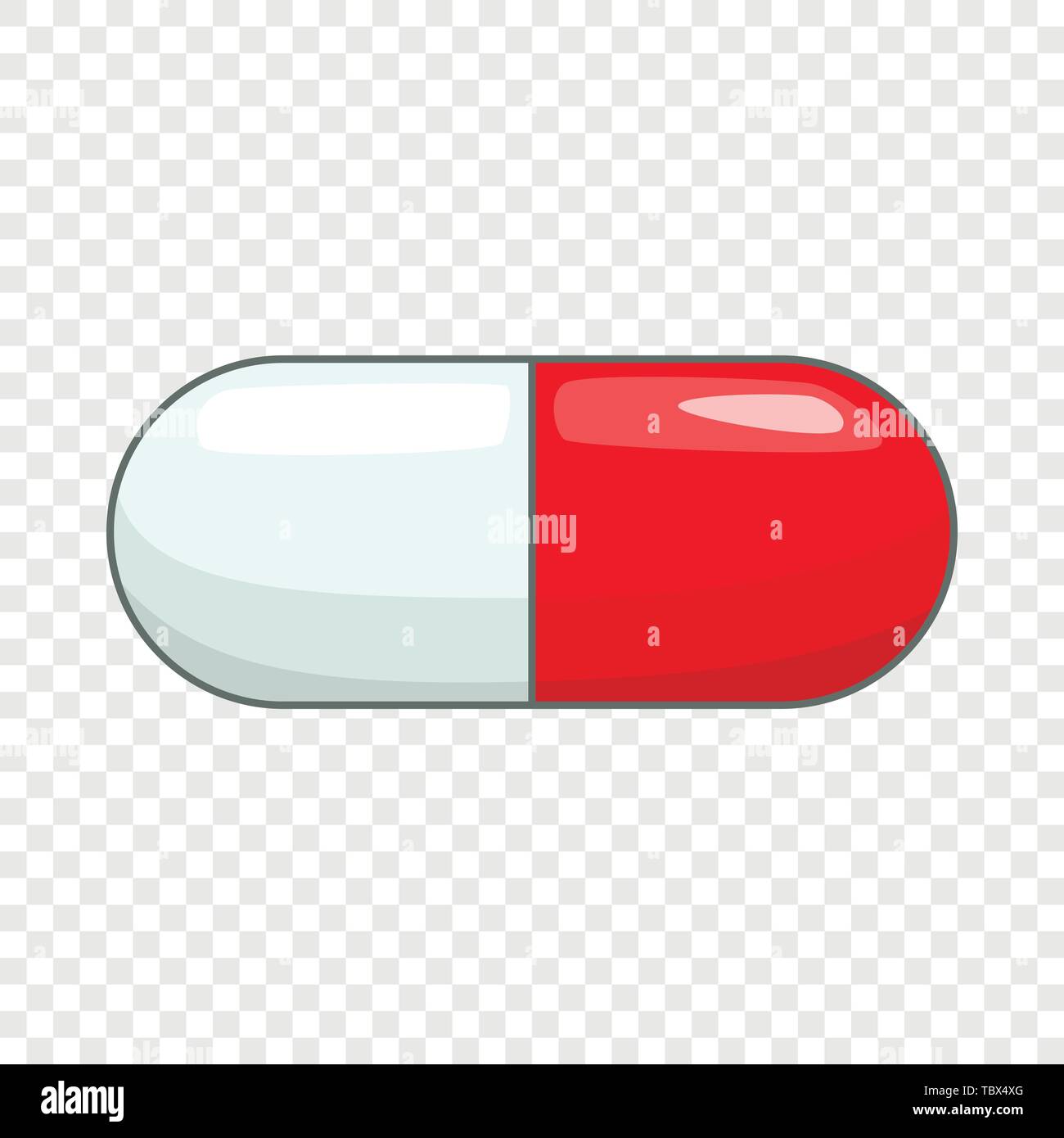 Capsule pill icon, cartoon style Stock Vector Image & Art - Alamy