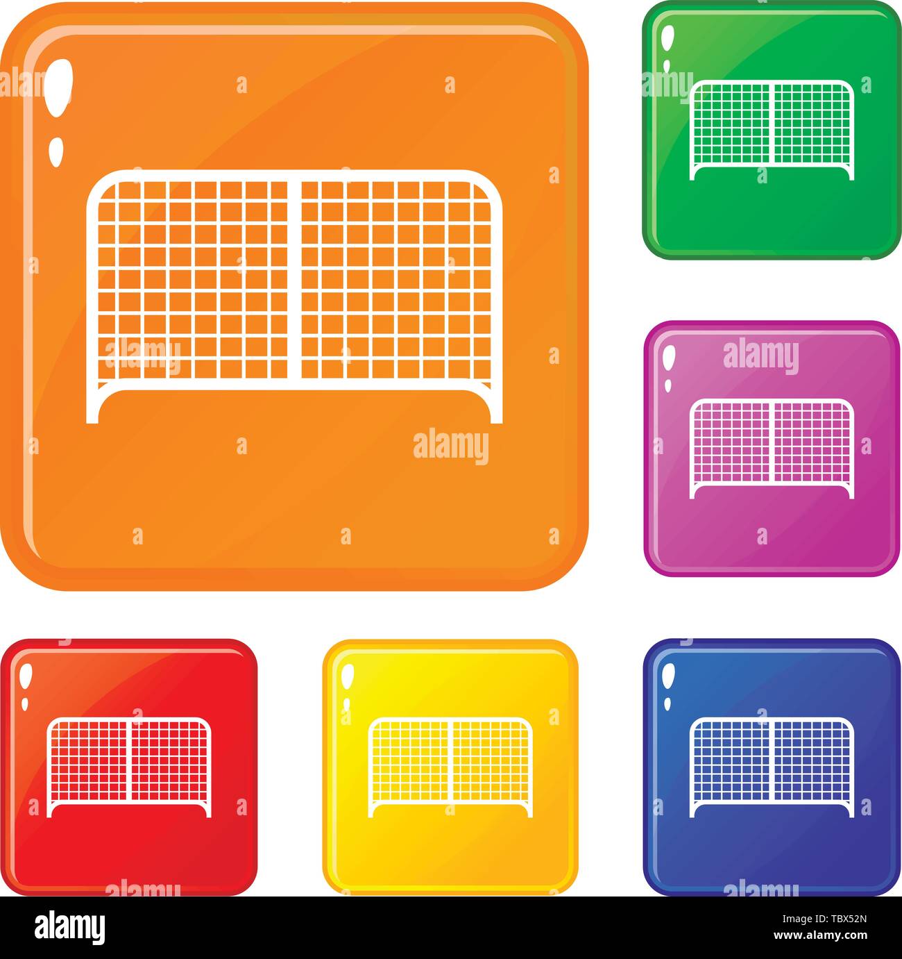 Gate icons set vector color Stock Vector Image & Art - Alamy