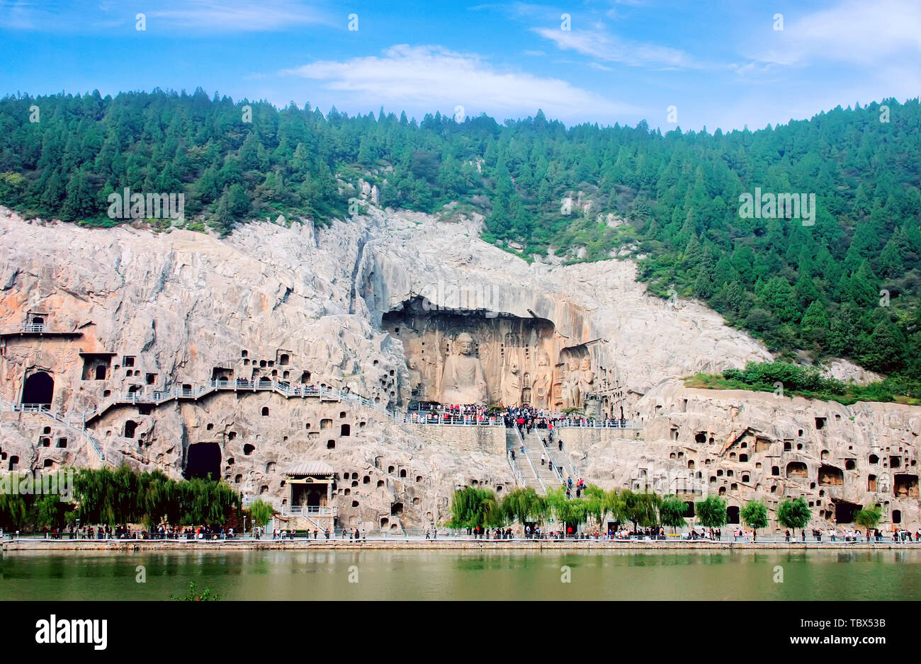 Longmen Grottoes, Luoyang Stock Photo - Alamy