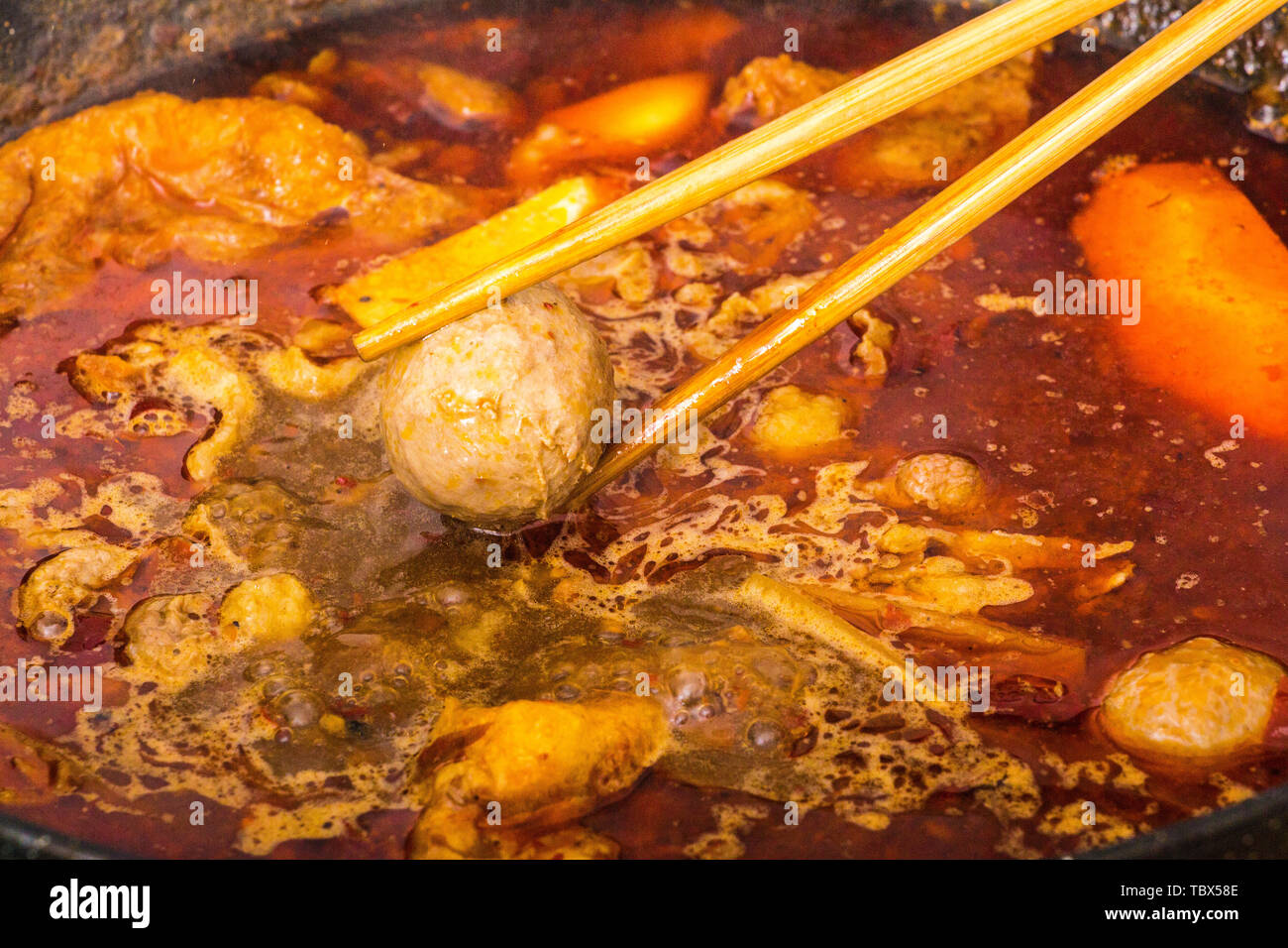Hot pot rinse dishes hi-res stock photography and images - Alamy