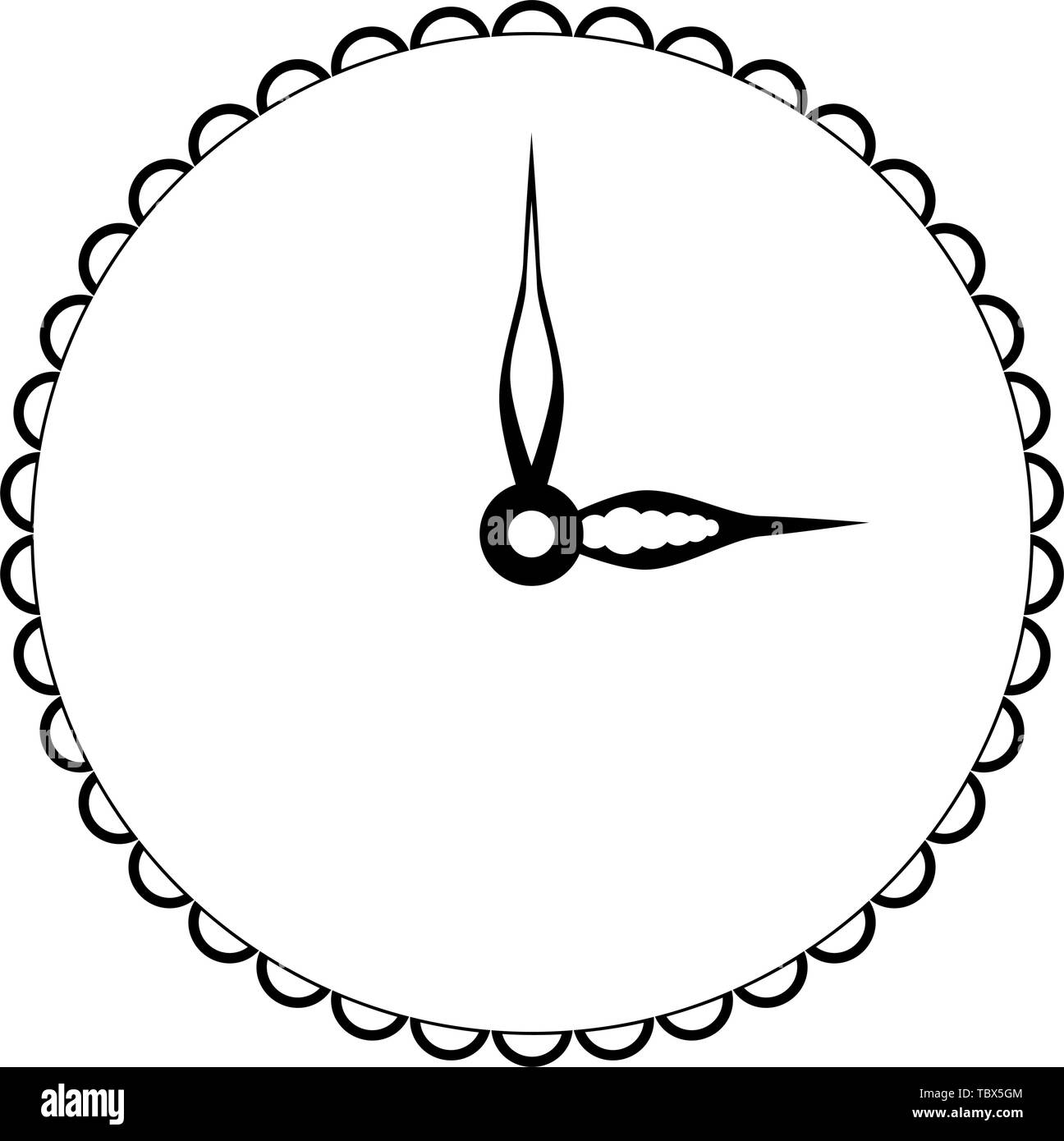 vintage old-fashioned clock isolated on transparent background.Graphic ...