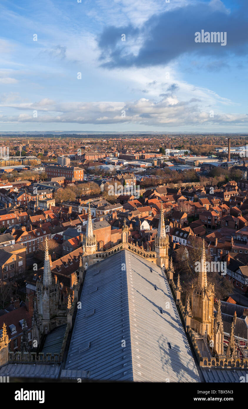 Climb up the central tower of York Cathedral and get a full view of the ...