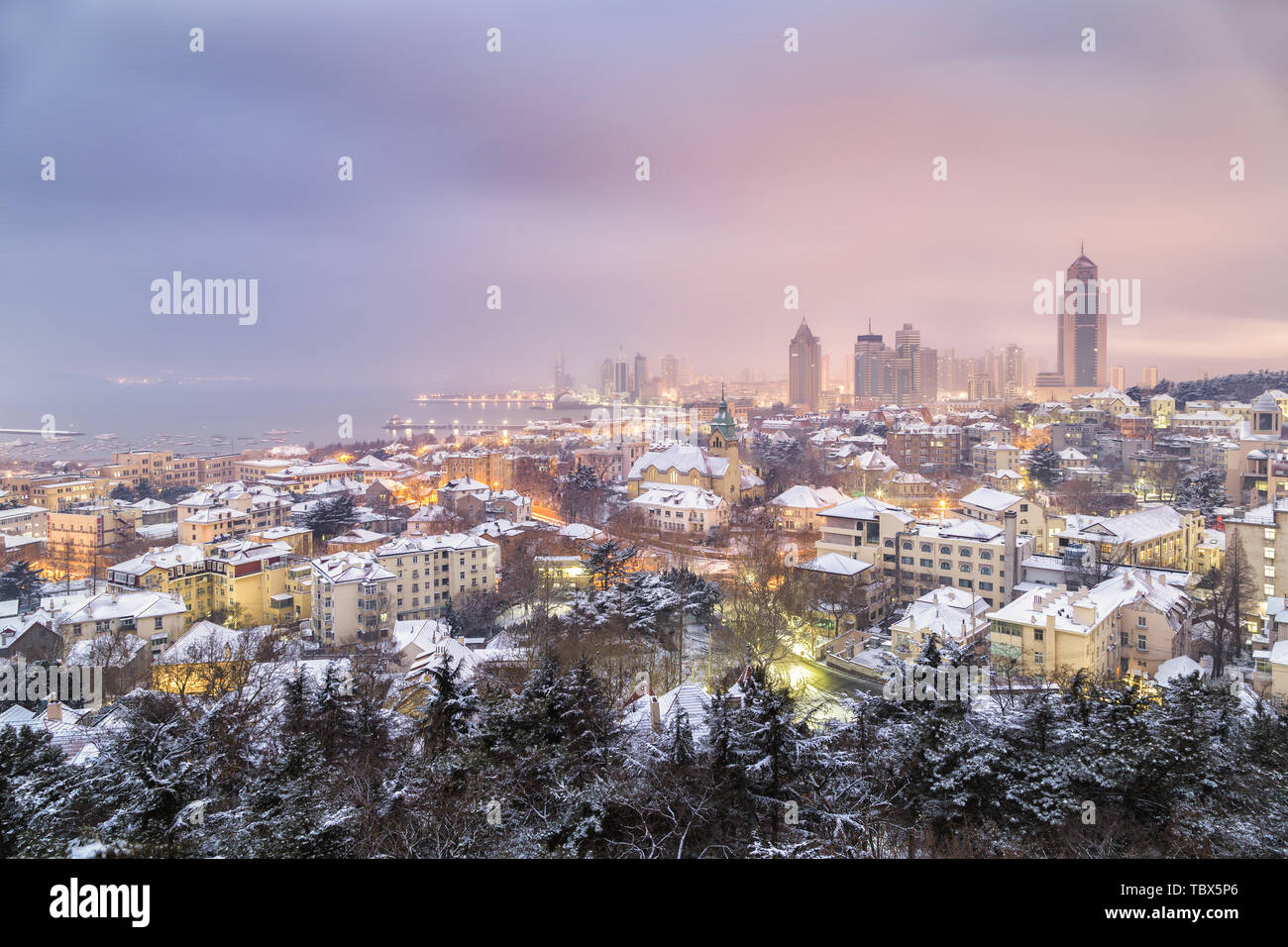 Qingdao snow scenery hi-res stock photography and images - Alamy