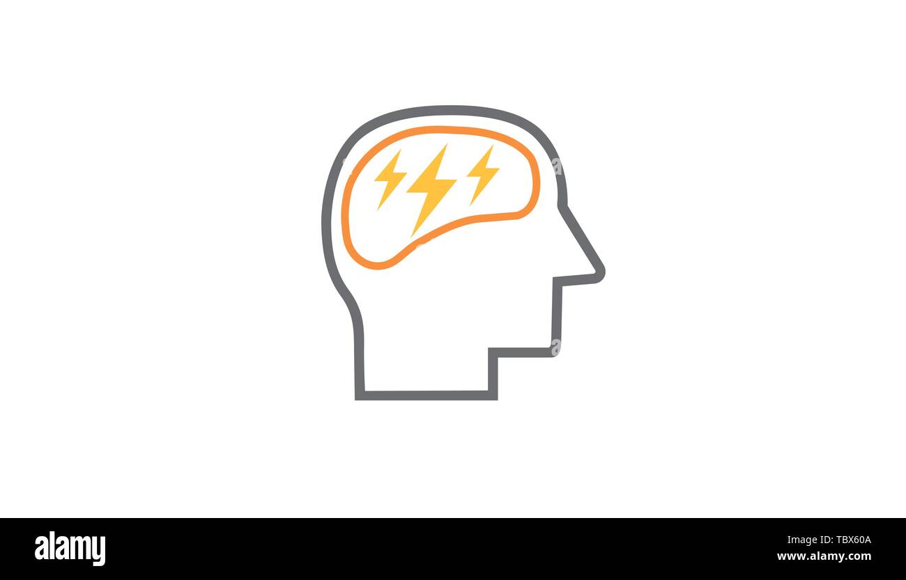 Mind Power Logo Vector Symbol Design Illustration Stock Vector Image ...