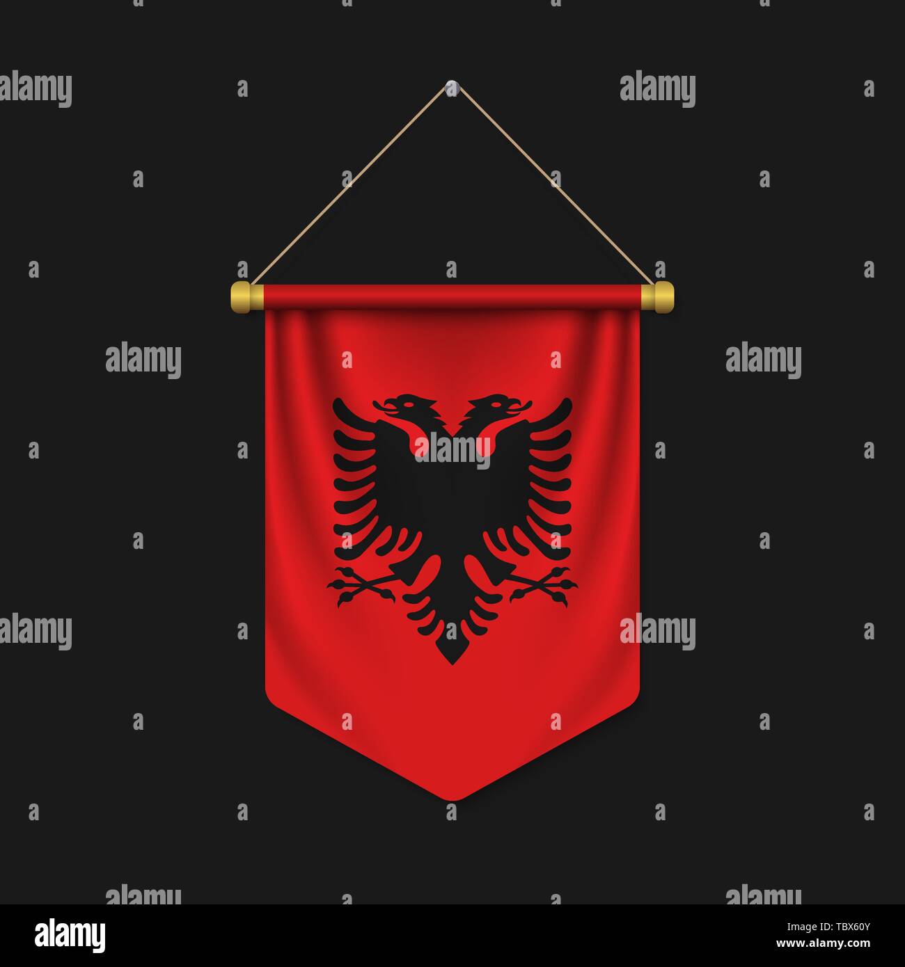 Coat of arms of albania Stock Vector Images - Alamy