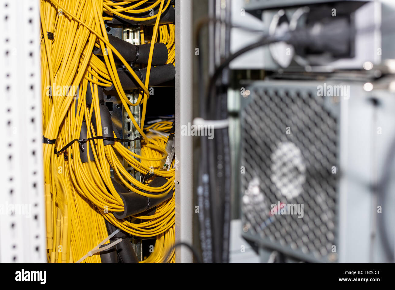 Cables wrapped into duct tape Stock Photo - Alamy