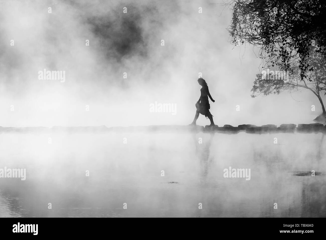 Morning at Pearl Spring Stock Photo - Alamy