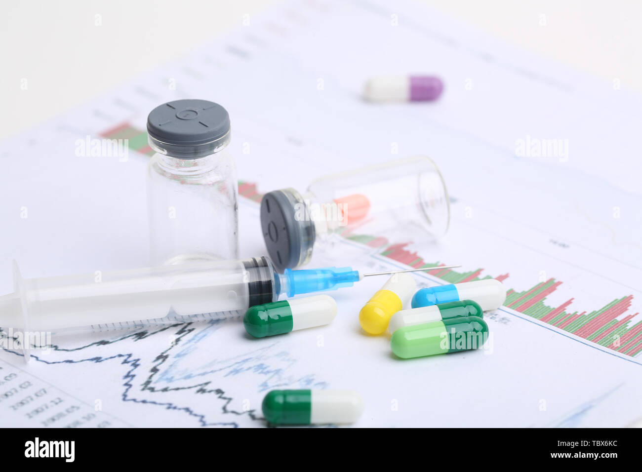 Medical Pharmaceuticals share price material Stock Photo - Alamy