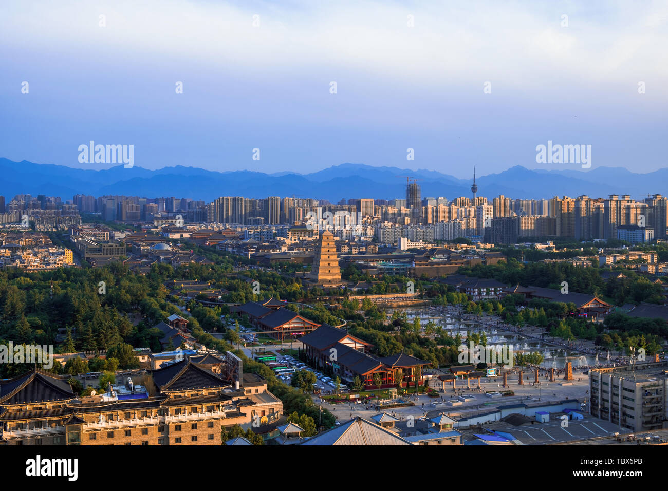 Xian datang night city hi-res stock photography and images - Alamy