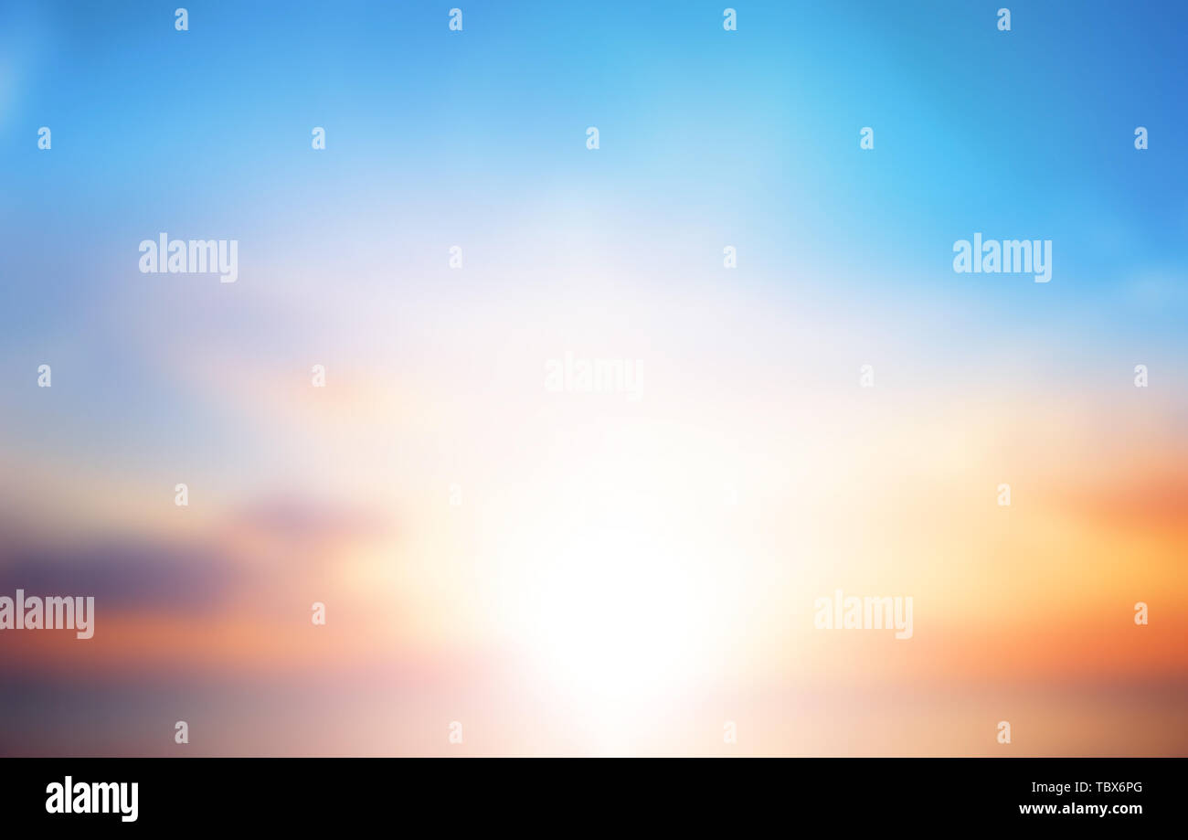 Blurred sunset background Stock Photo - Alamy