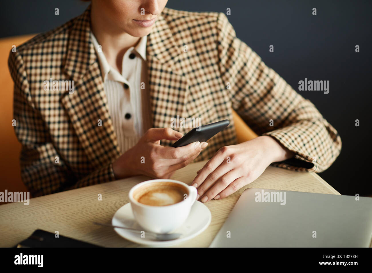 Young busy business woman using hi-res stock photography and images - Alamy