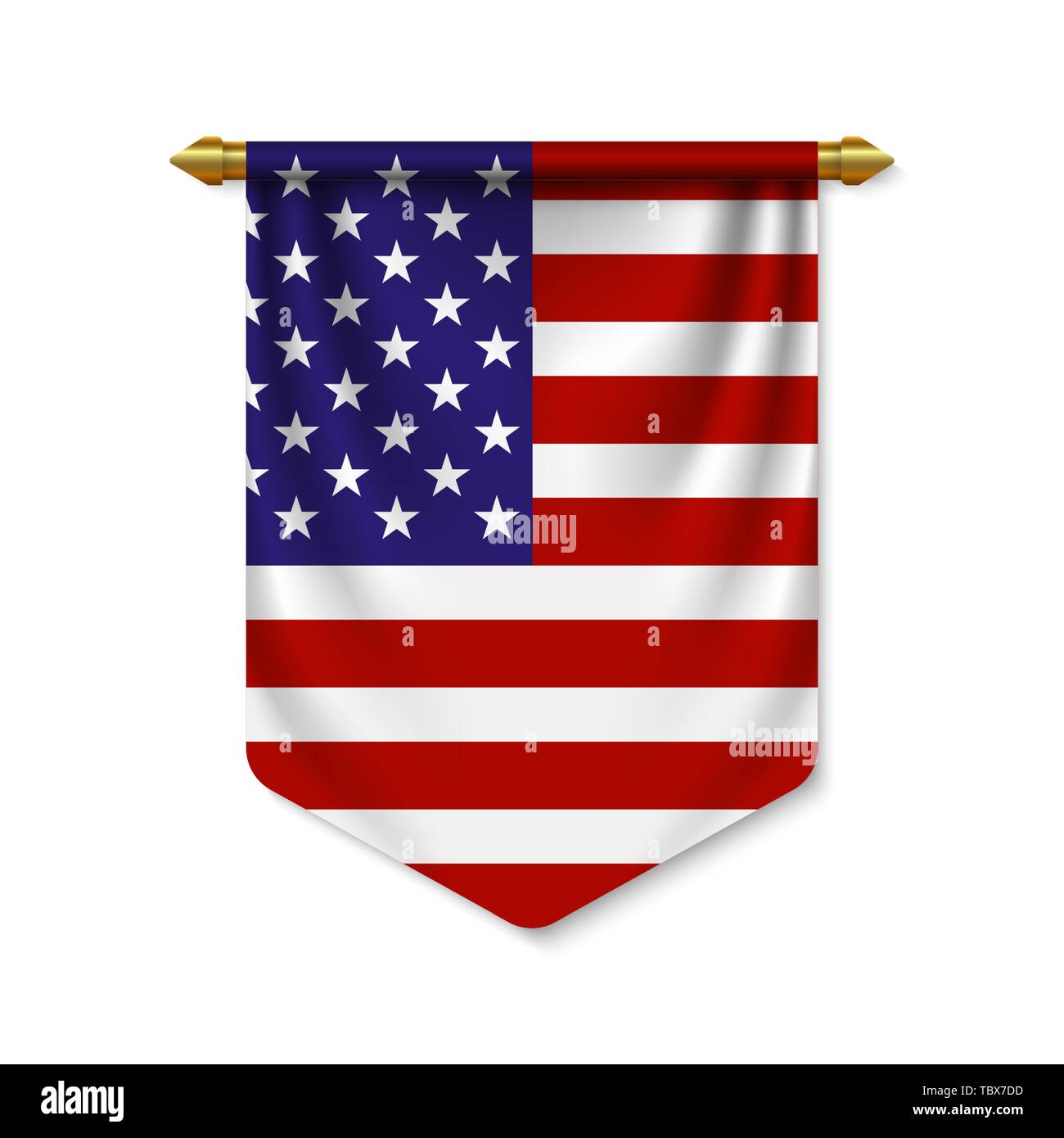 American football pennant Cut Out Stock Images & Pictures - Alamy