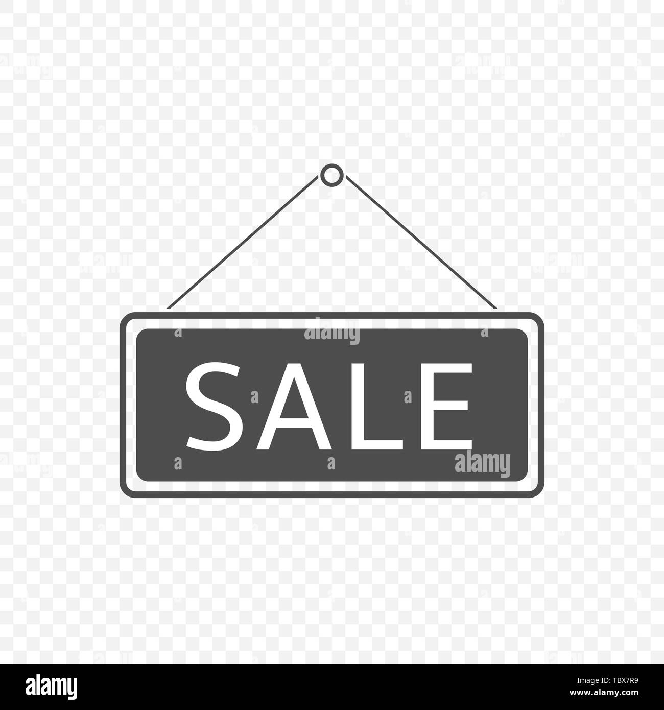 Sale Hanging sign. Clearance concept, Vector illustration Stock Vector ...