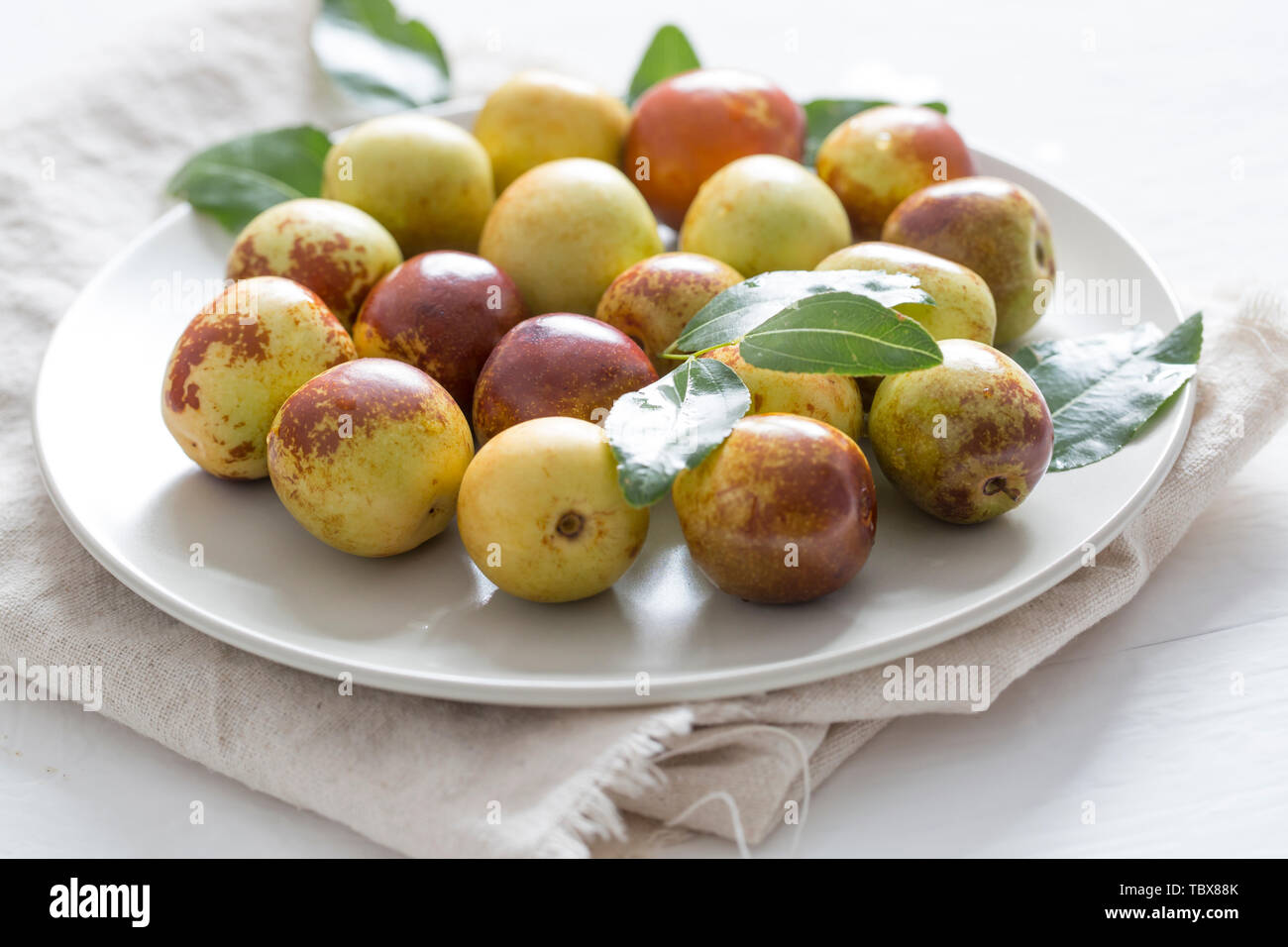 Dates on a plate hi-res stock photography and images - Alamy