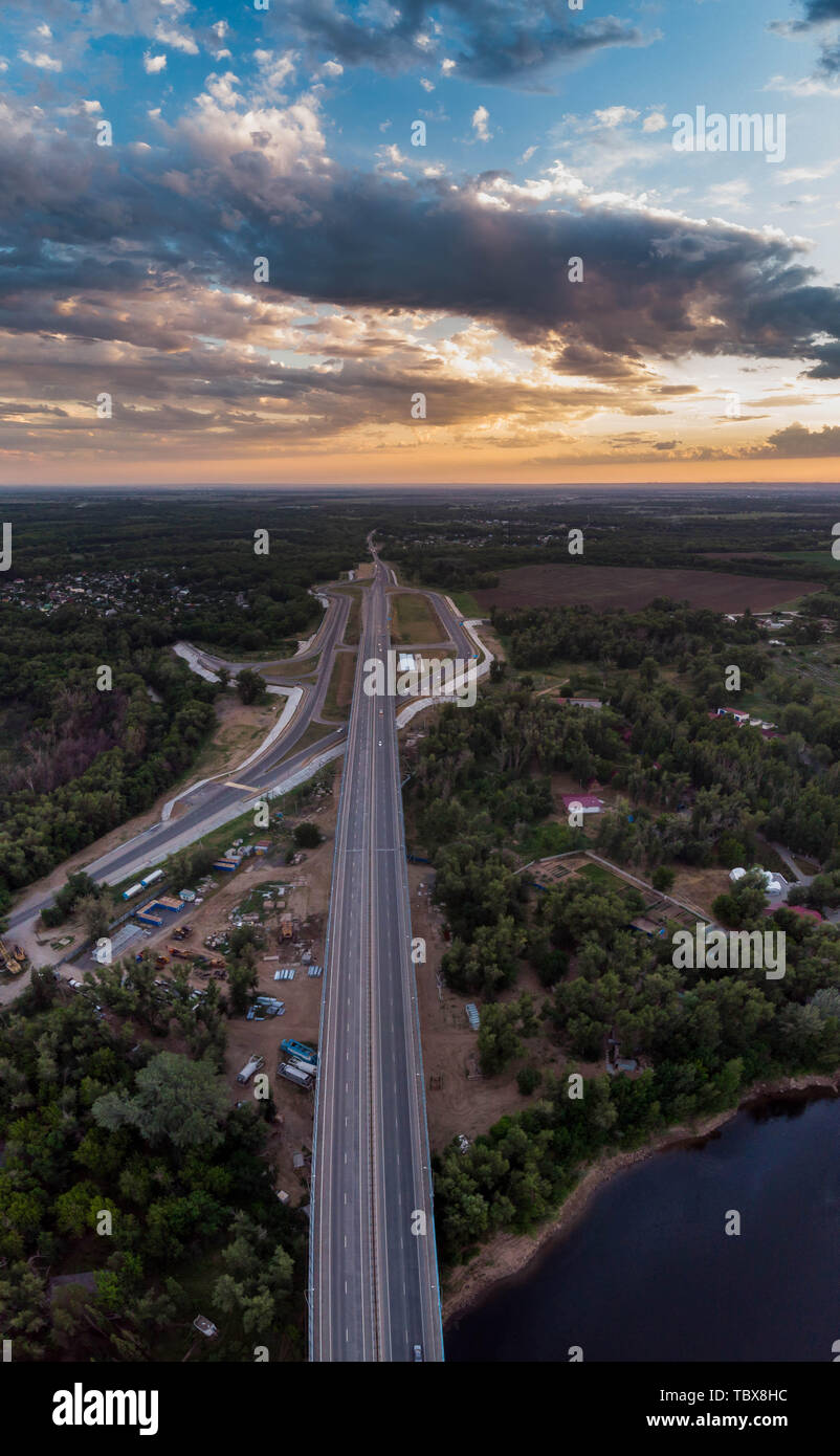 Asia highway bridge aerial hi-res stock photography and images - Alamy