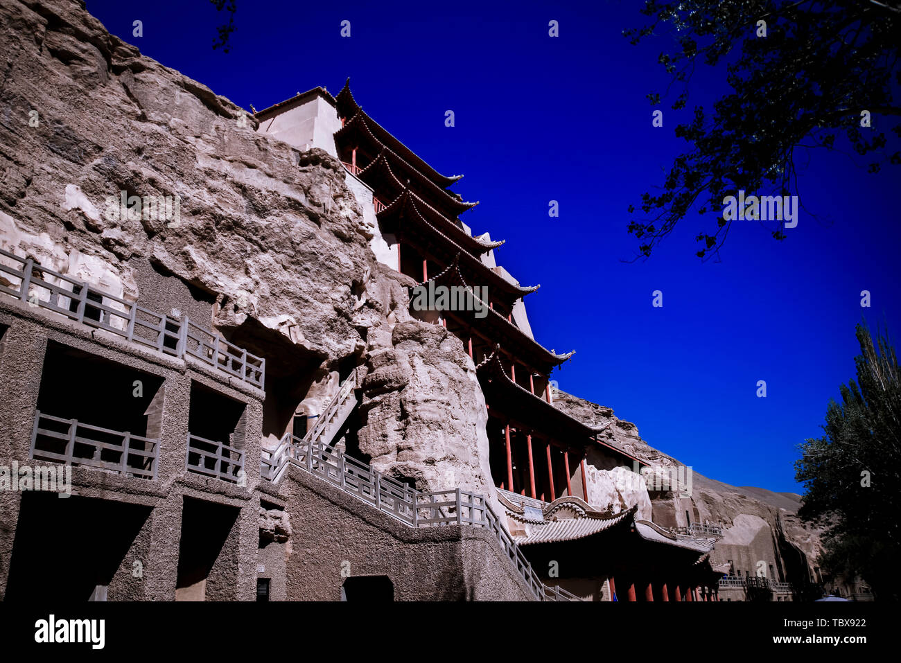Dunhuang, Mogao Grottoes Stock Photo - Alamy