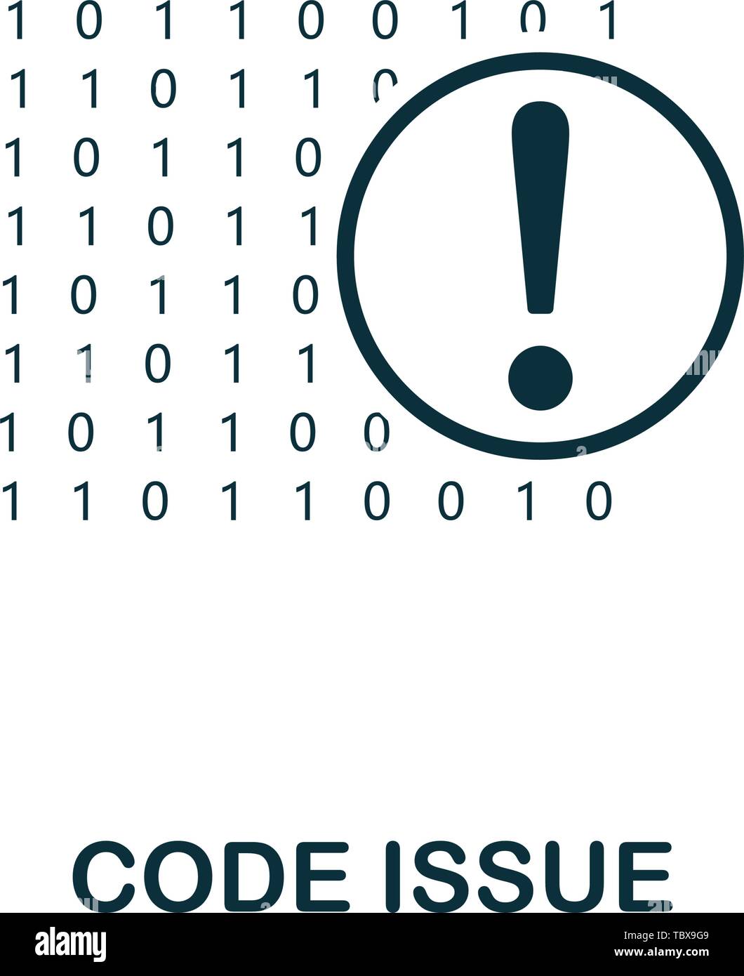 Code Issue Icon Creative Element Design From Programmer Icons Collection Pixel Perfect Code