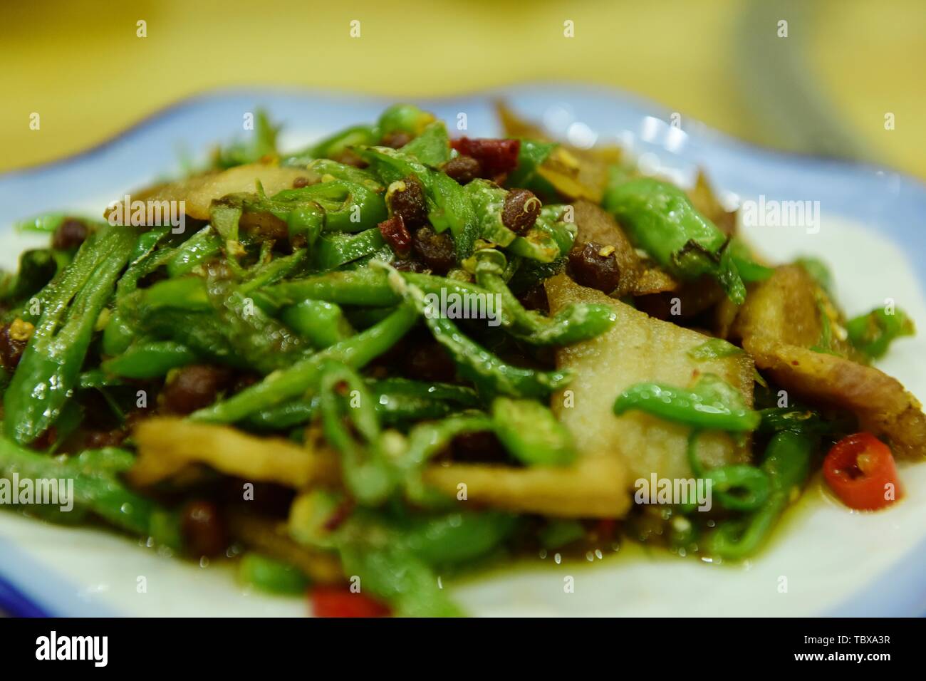 Farmhouse fried meat Stock Photo - Alamy