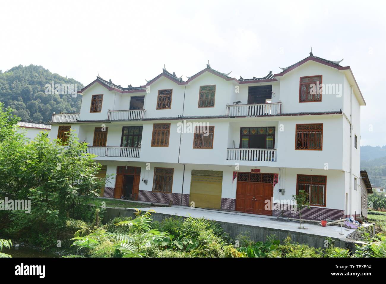 A New Rural Residential Area Stock Photo - Alamy