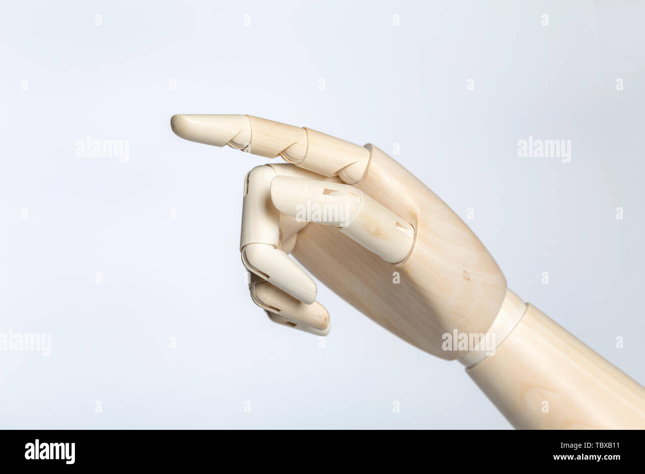 Artificial intelligence hand close-up Stock Photo - Alamy