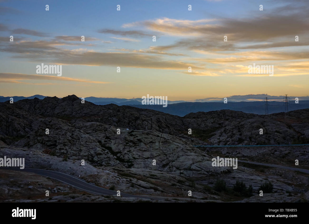 Northern Xinjiang scenery Stock Photo - Alamy