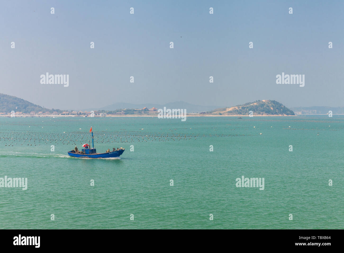 Bohai Sea Scenery of Penglai Changshan Islands, Yantai, Shandong ...