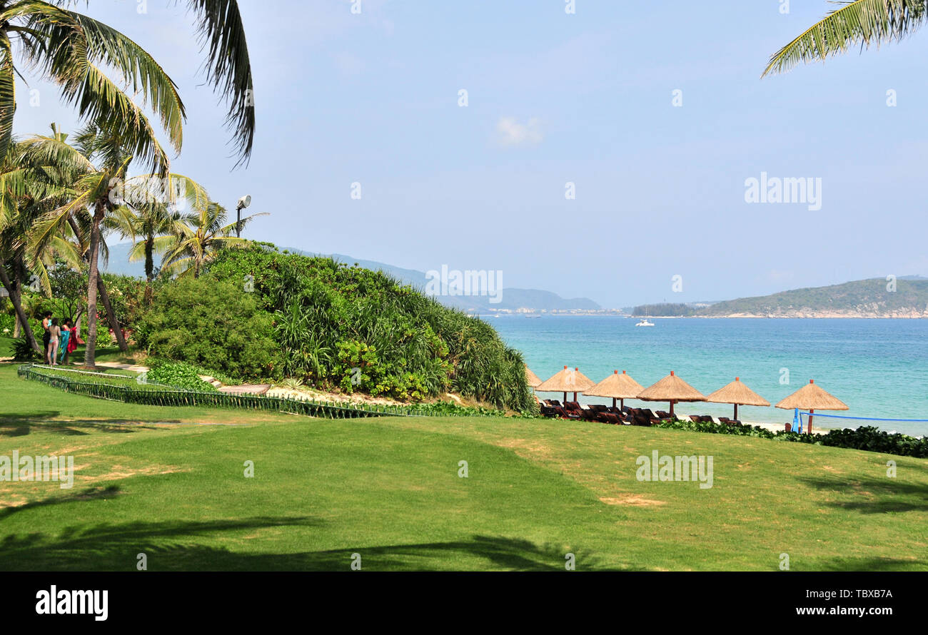 Sanya Yalong Bay Scenery in Hainan Stock Photo - Alamy