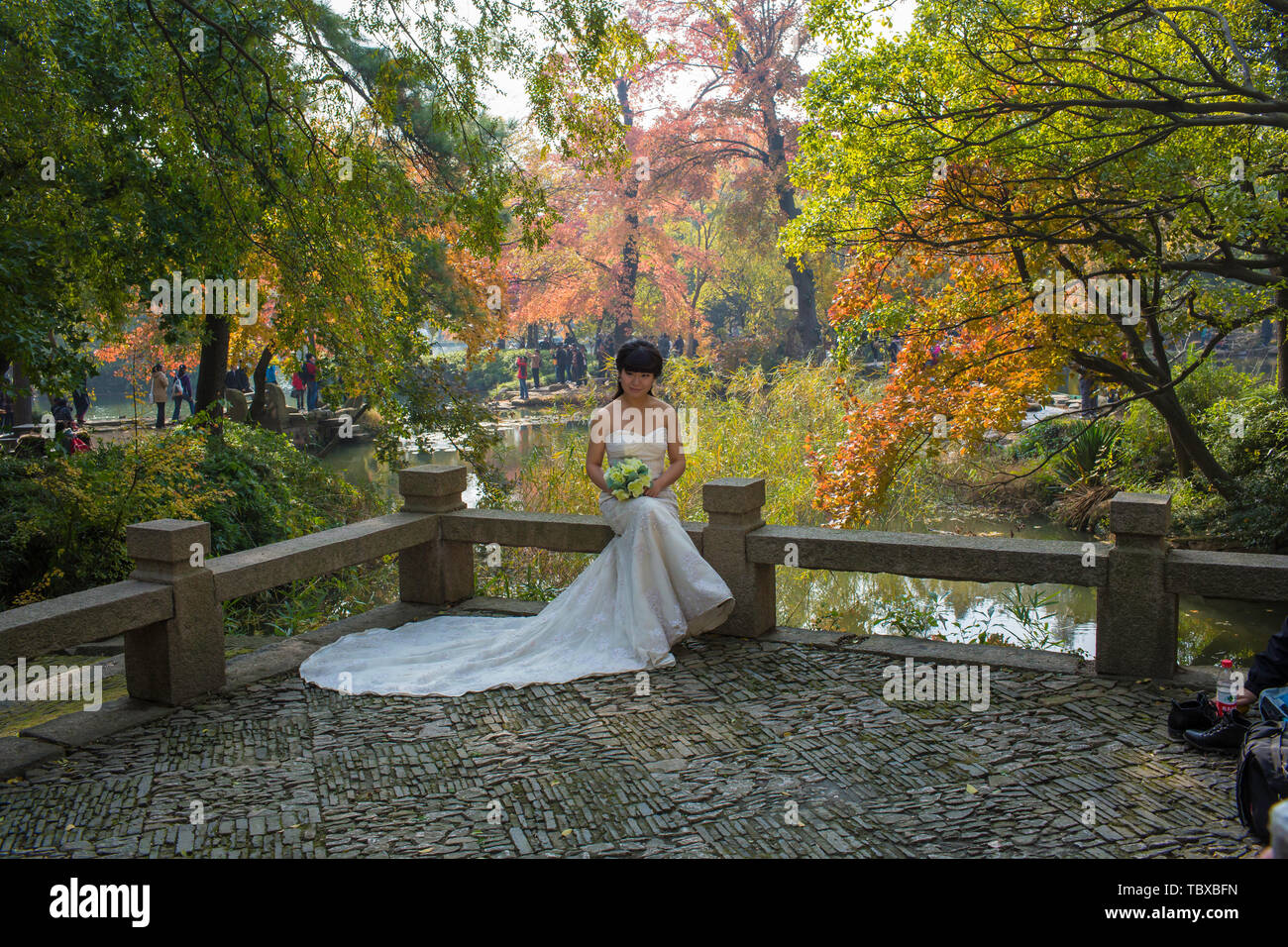 Tianping Mountain autumn color Stock Photo - Alamy