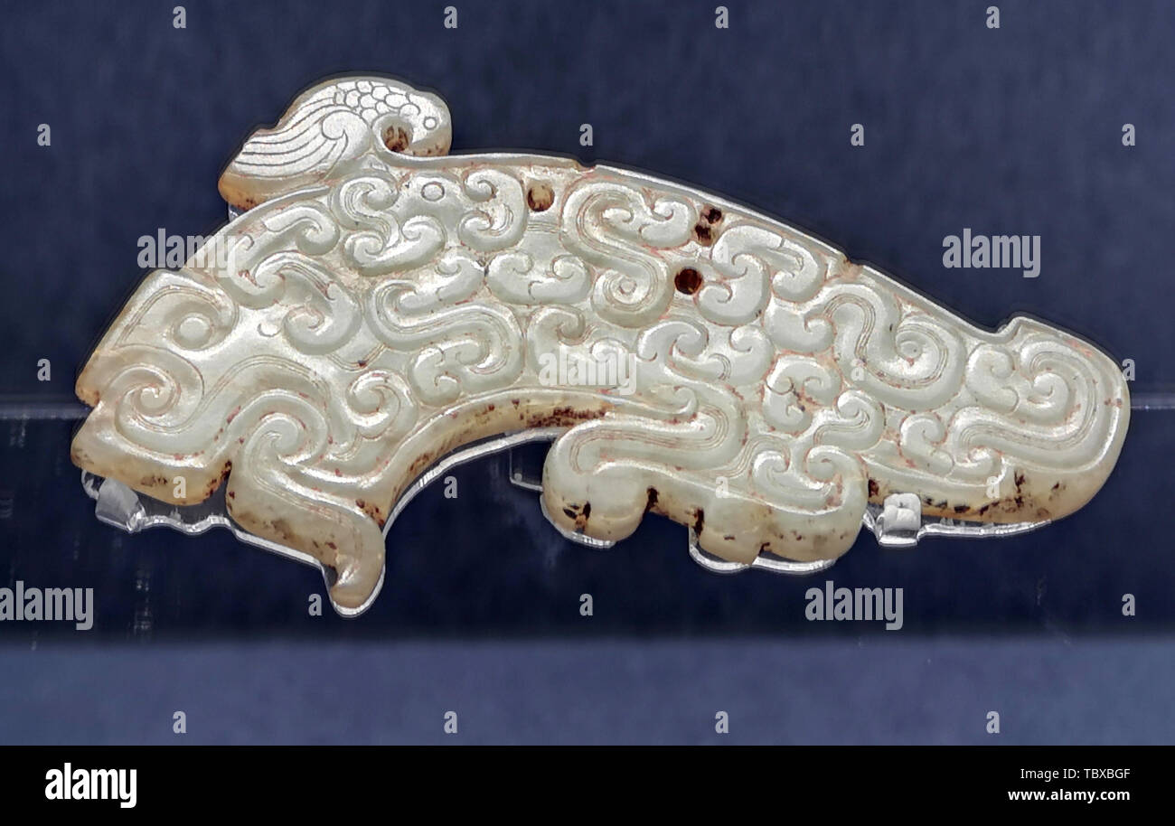 Ancient jade on display at Shanghai Museum Stock Photo - Alamy