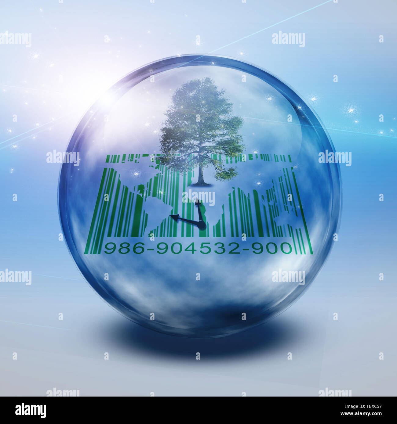 Tree barcode hi-res stock photography and images - Alamy