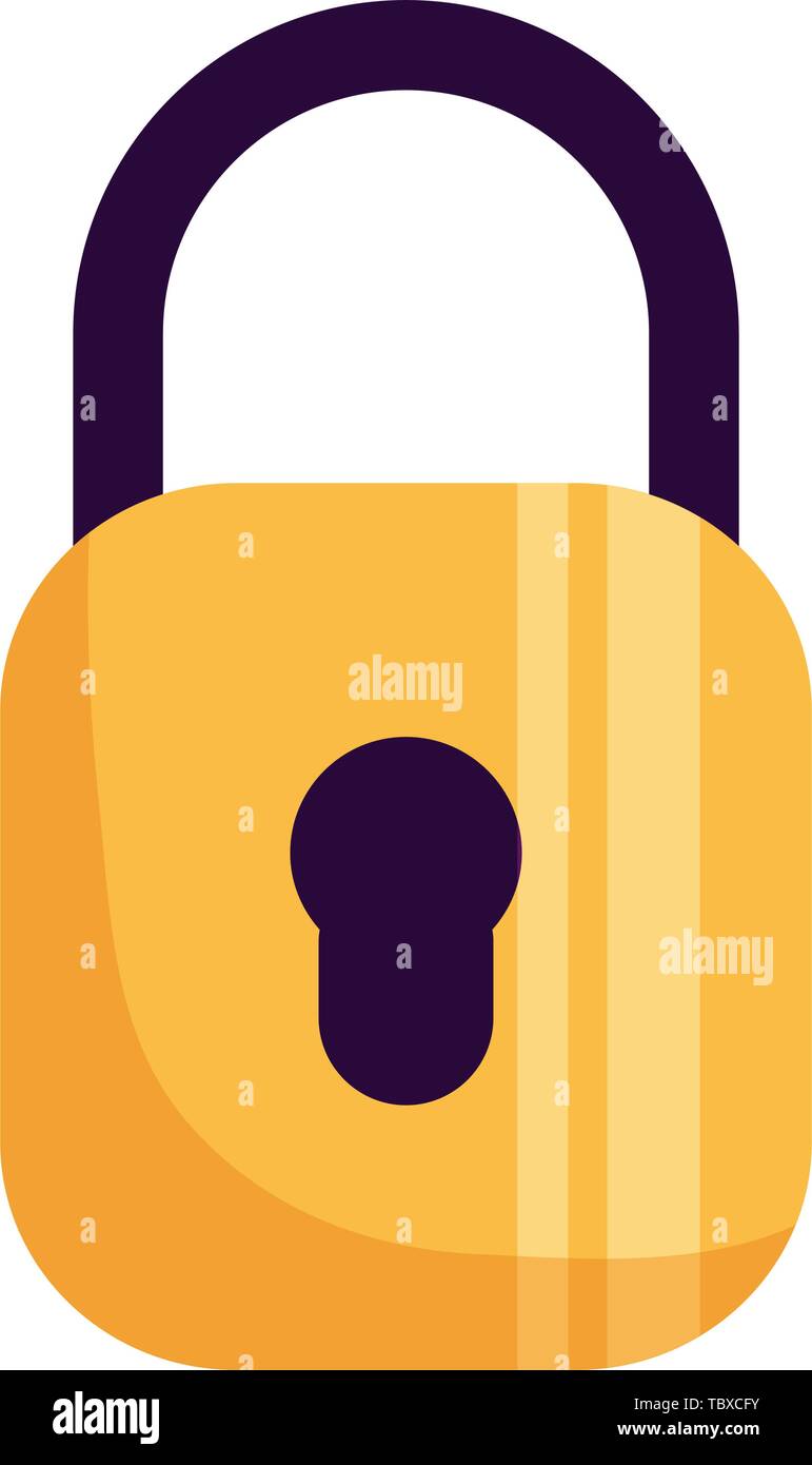 padlock security protection vector illustration Stock Vector Image ...