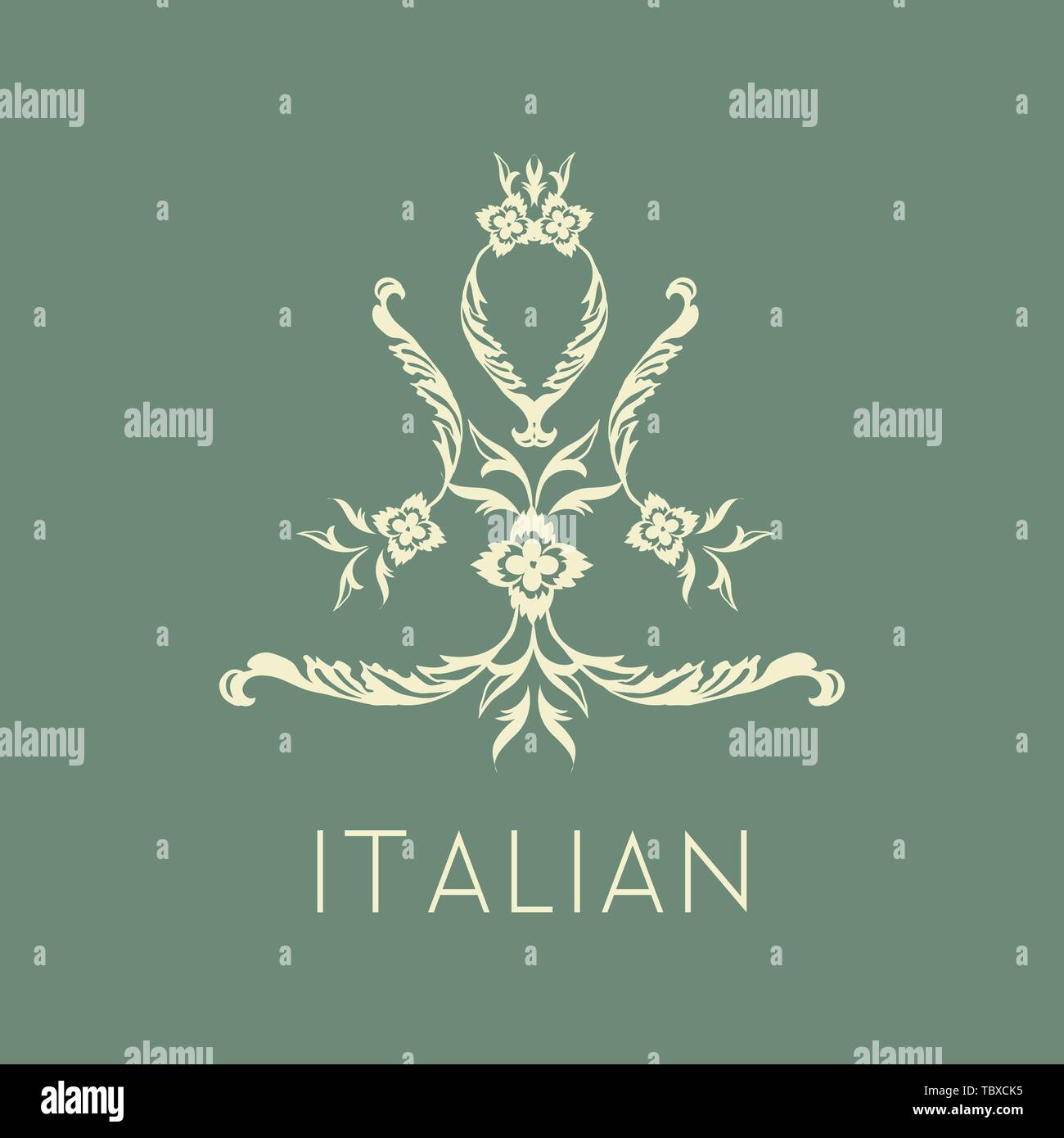 Renaissance seamless ornament. Vector illustration Stock Vector Image ...