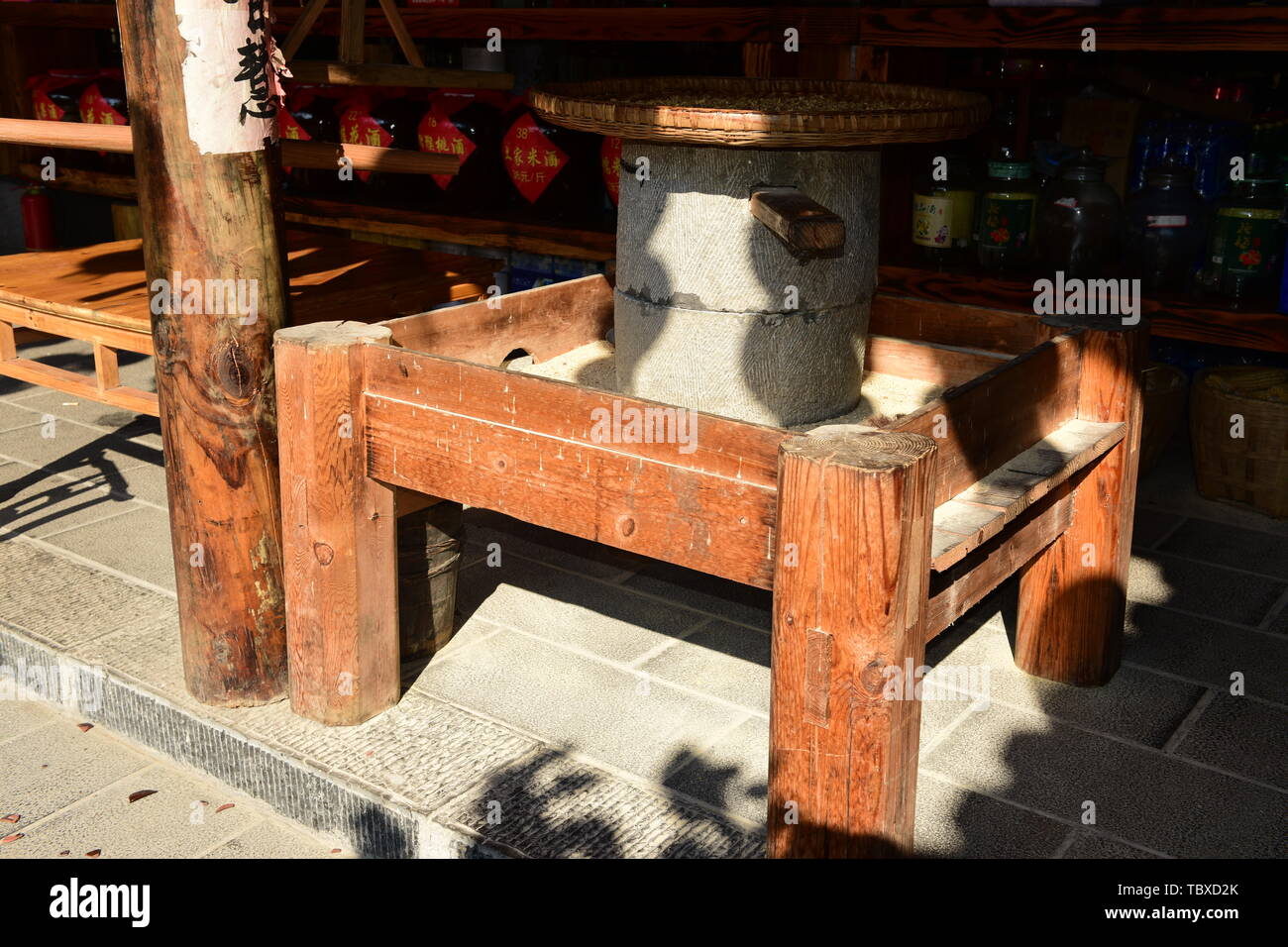 Rural stone mill Stock Photo - Alamy