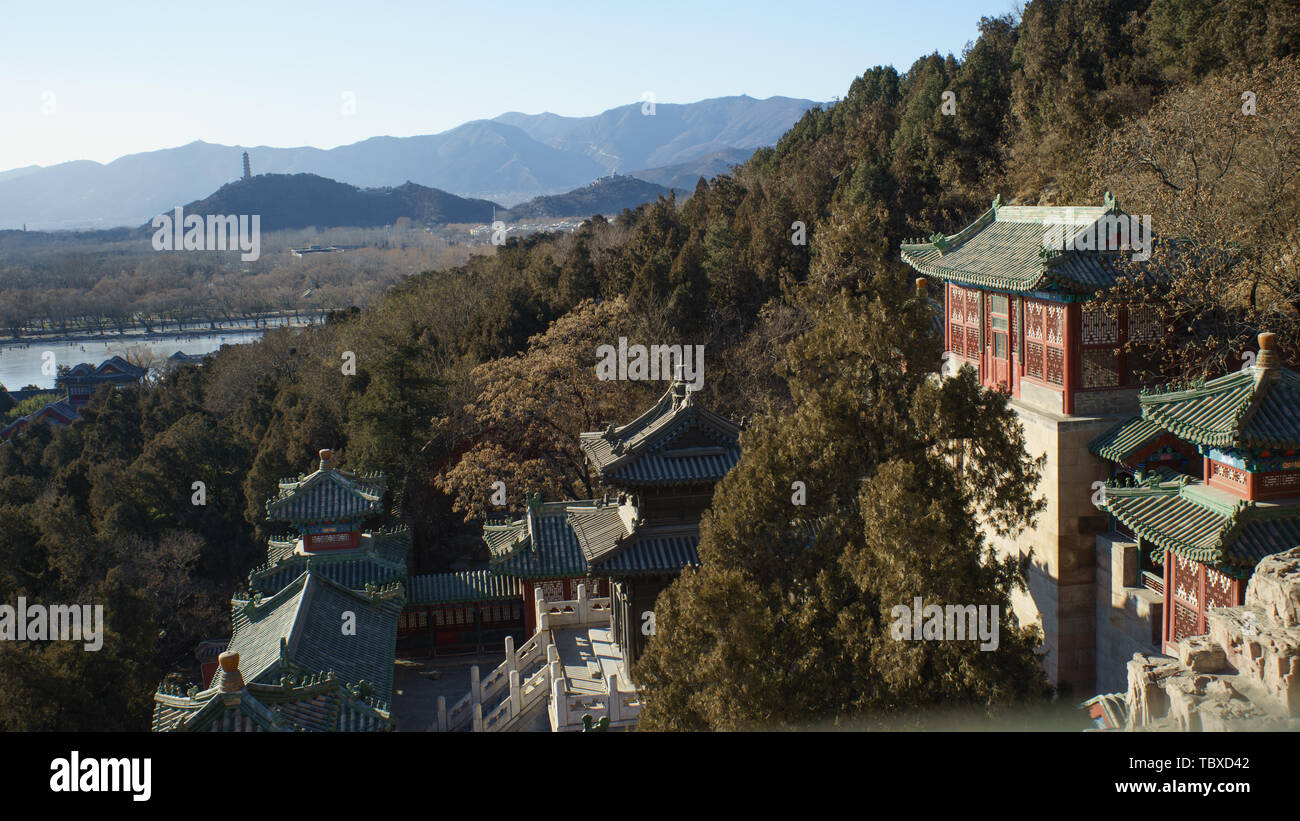 Summer Palace Scenic Promenade Stock Photo - Alamy