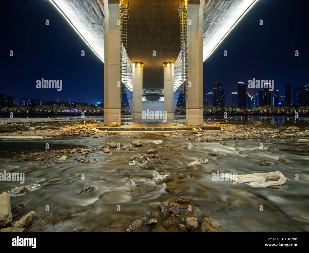 Shenyang hun river bridge hi-res stock photography and images - Alamy