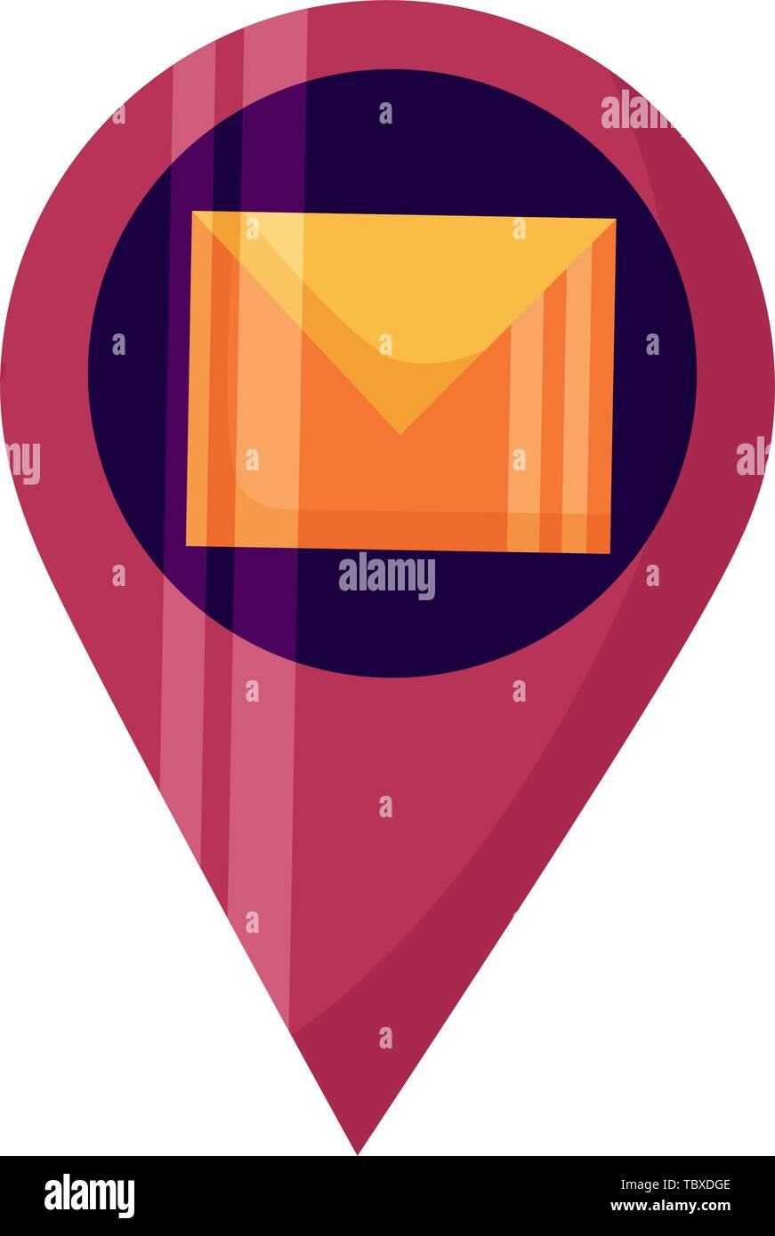 navigation pointer mail vector illustration Stock Vector Image & Art ...