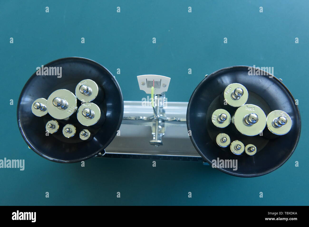 Balance teaching material Stock Photo - Alamy