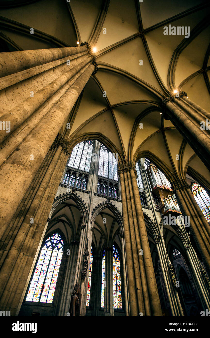 Europe, Germany, church, Cologne church, Gothic, ancient, architectural ...