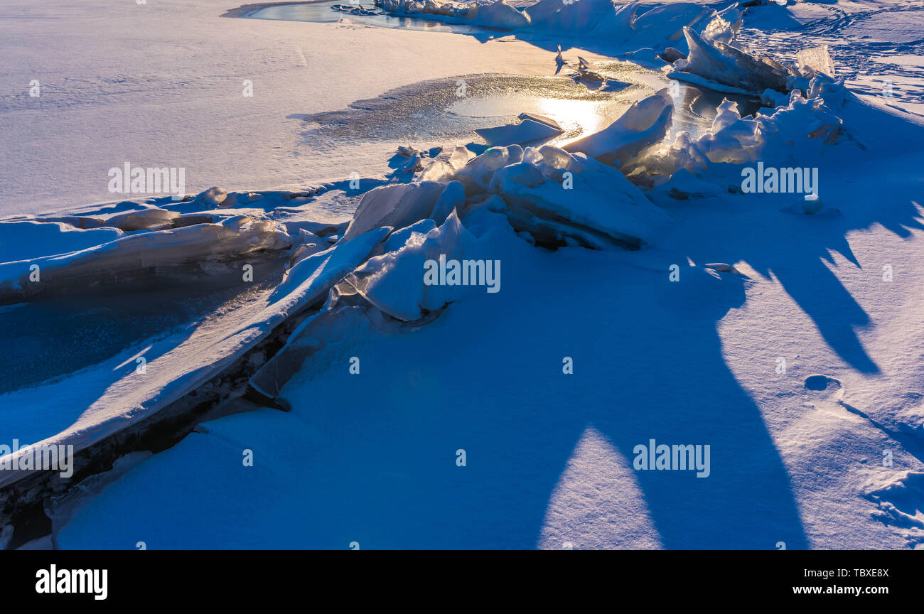 Snow and ice Stock Photo - Alamy