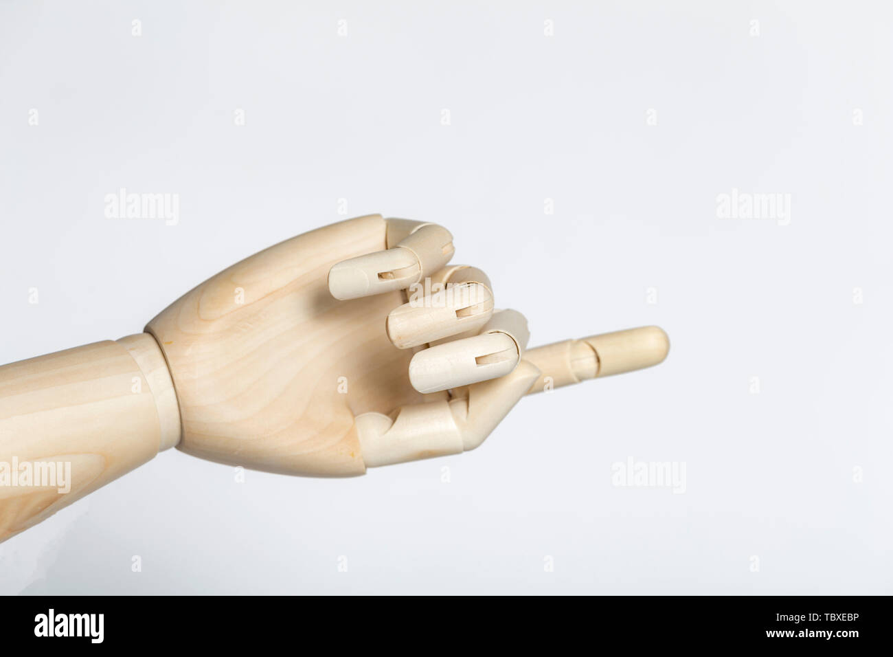 Artificial intelligence hand close-up Stock Photo - Alamy