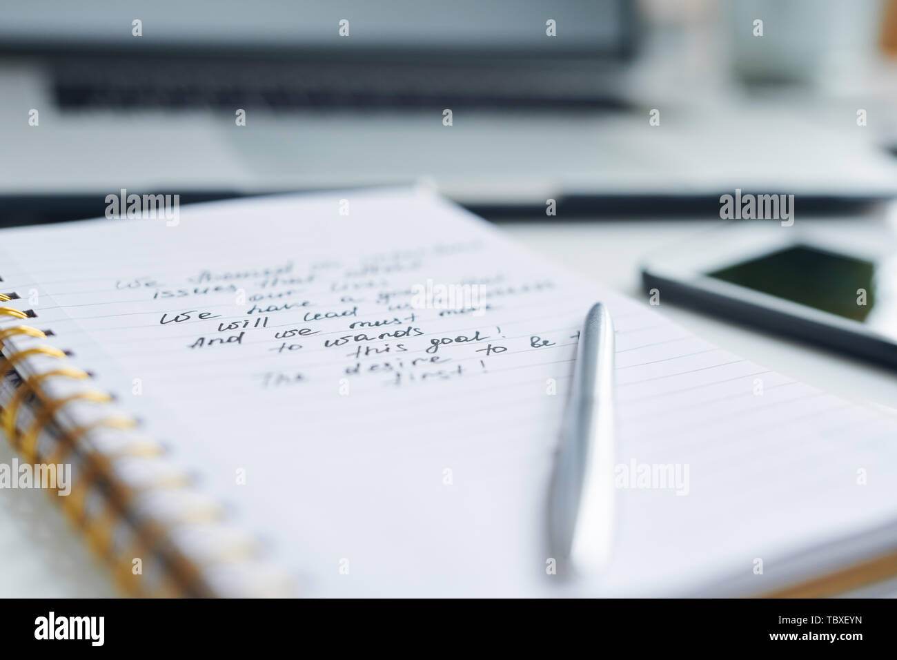 Contemporary copybook hi-res stock photography and images - Alamy