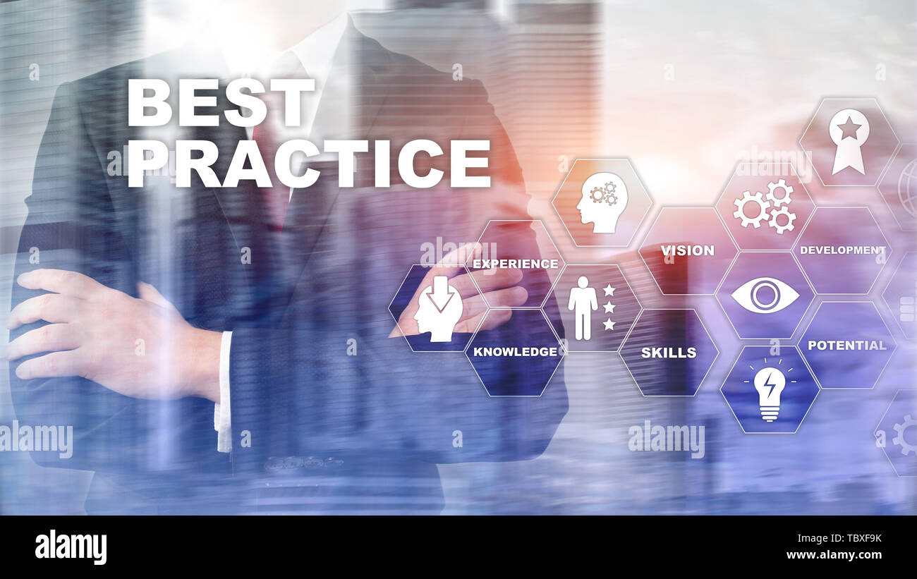 Best practice on virtual screen. Business, Technology, Internet and ...