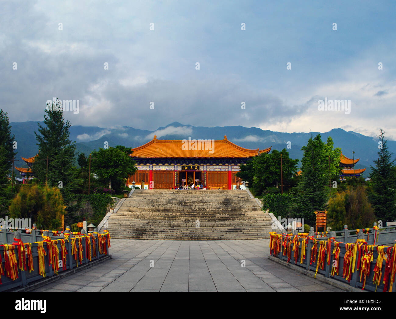 Chongsheng Temple architecture Stock Photo - Alamy