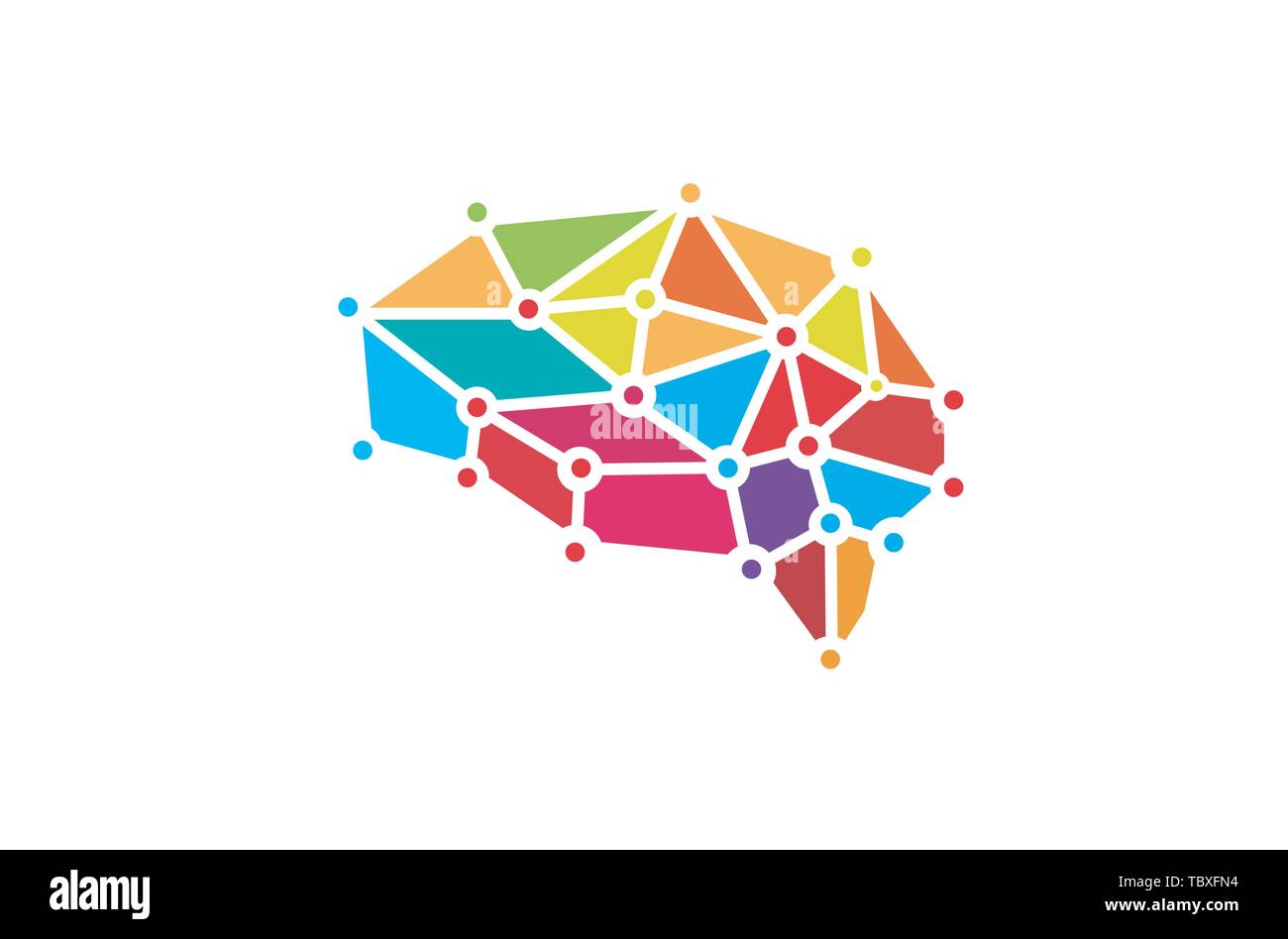 Brain Tech Logo Vector Symbol Design Illustration Stock Vector Image ...