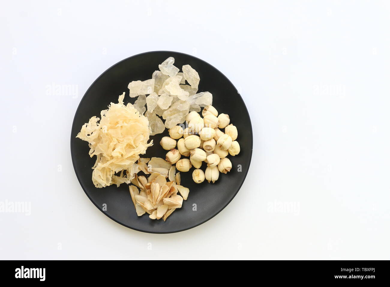 Silver ear, lotus seed, autumn Stock Photo - Alamy