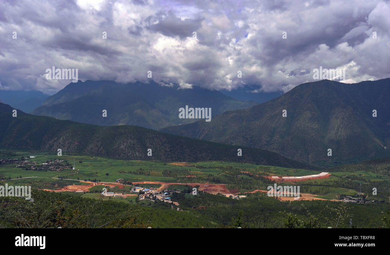 The scenery of the Jinsha River Stock Photo - Alamy