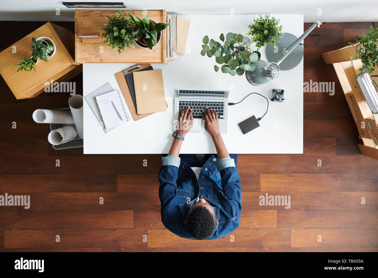 Manager at work Stock Photo - Alamy