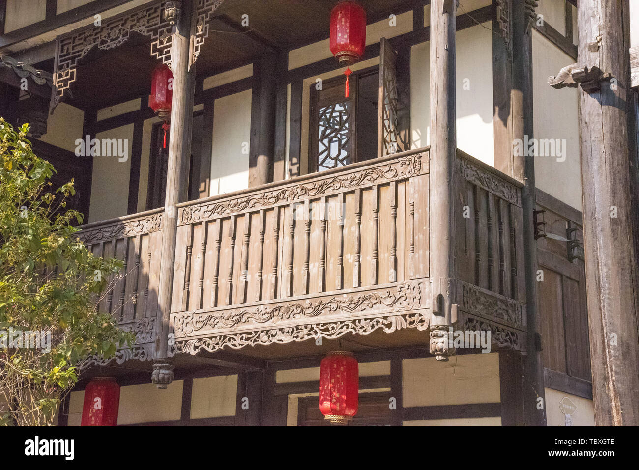 Construction of Hakka town in Gankeng, Shenzhen Stock Photo - Alamy