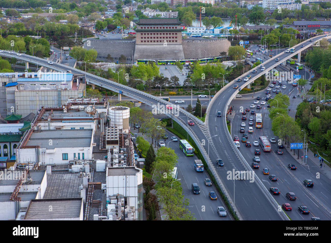 Beijing traffic flow hi-res stock photography and images - Alamy
